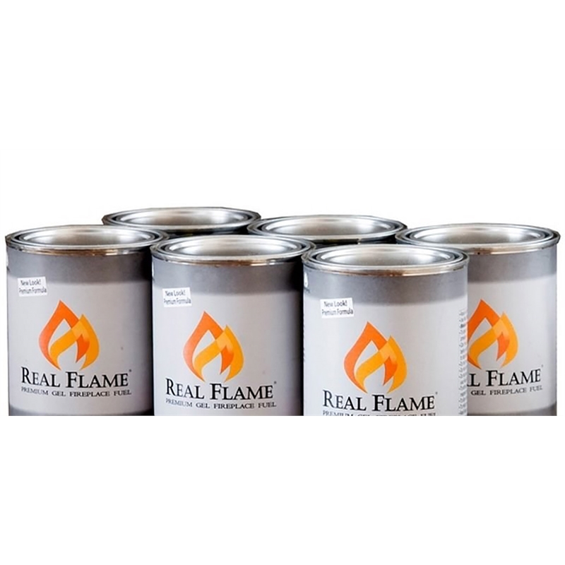 Real Flame 13 oz Gel Fuel 12 Pack for Fireplace