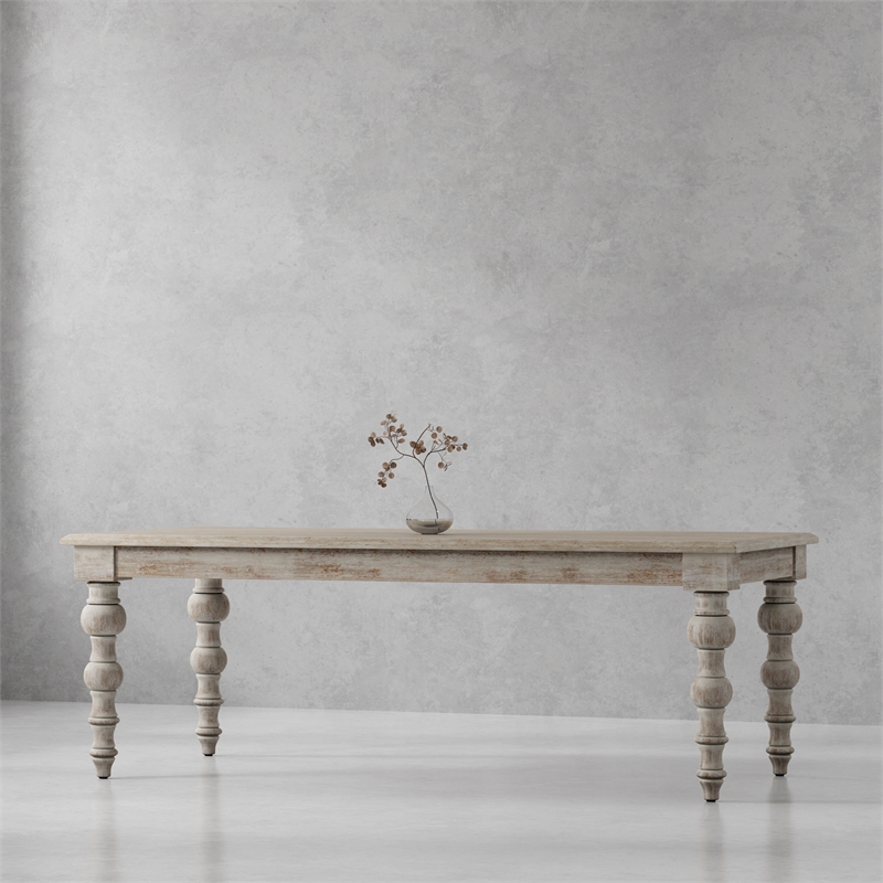 Parker House Crossings - Eden Rectangular Wood Dining Table in Off White | Cymax Business