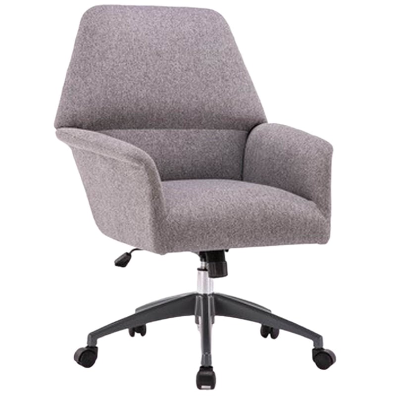 Parker Living Dc500 - Mega Fabric Desk Chair with Caster in Gray Finish ...