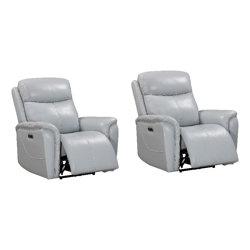 Parker Living Cascade Seamist Grey Power Recliner Two Pack | Cymax Business