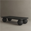 Dani Rectangle Coffee Table Large In Black