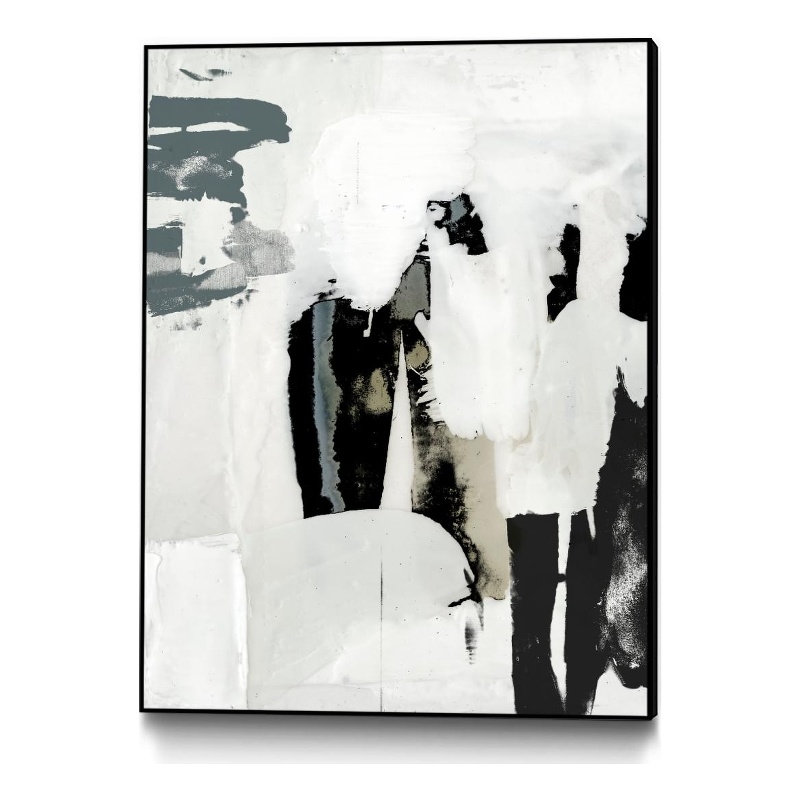 Giant Art Canvas 24x32 Broken Window I Framed in White | Cymax Business