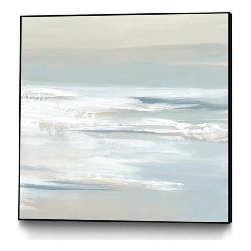 Giant Art Canvas 20x20 Shadows of the Sea I Framed in White | Cymax ...