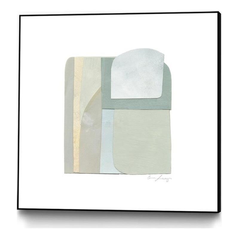 Giant Art Canvas 20x20 Color Structure I Framed in Multi-Color | Cymax ...