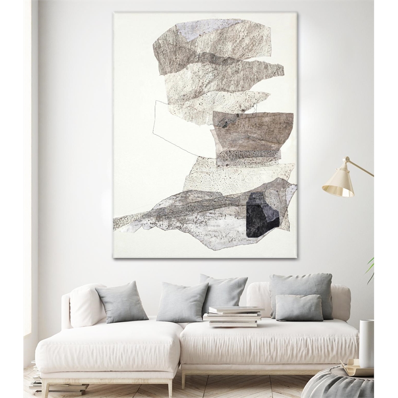 Giant Art 72x54 Organza 2 Fine Art Giant Canvas Print in Multi-Color