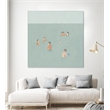 Giant Art 72x72 The Swimmers II Fine Art Giant Canvas Print in Green ...