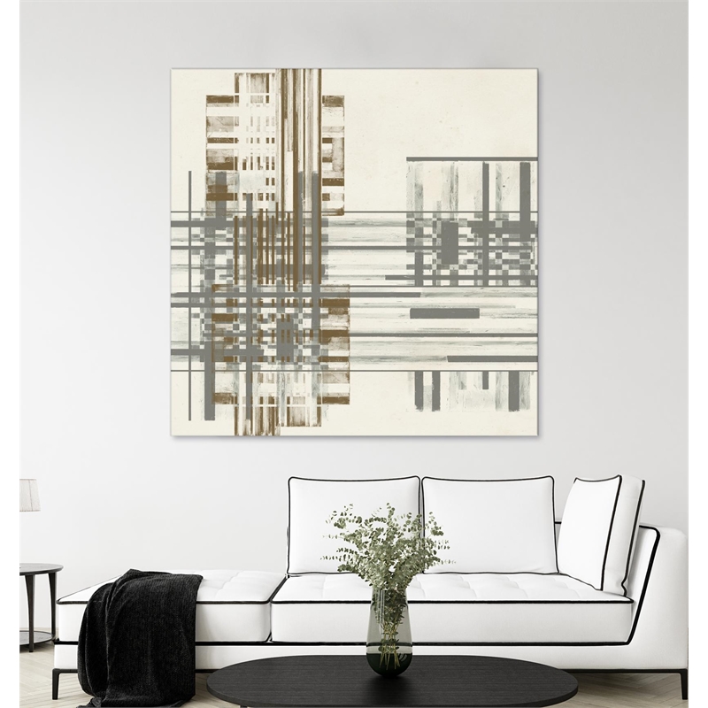 Giant Art 72x72 Matrix Illusion I Fine Art Giant Canvas Print in Multi ...