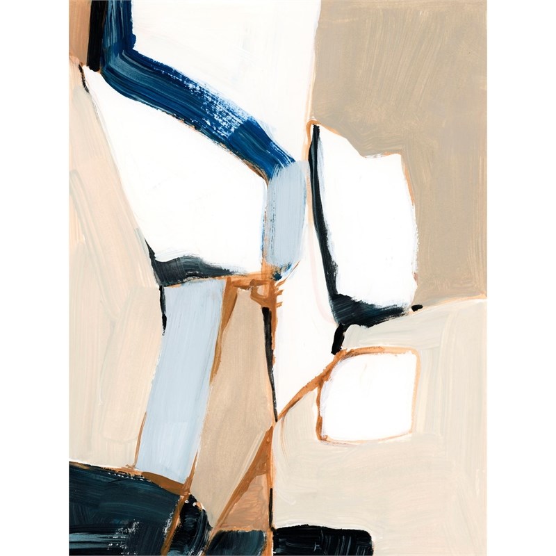 Giant Art 72x54 Diagramme I Fine Art Giant Canvas Print in Multi-Color