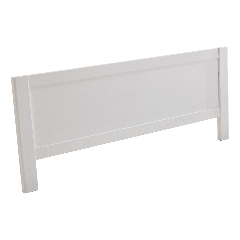 Pali Design Modern Radiata Pine Wood Low Profile Footboard in White ...