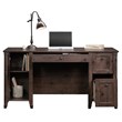 Sauder Carson Forge Engineered Wood Computer Desk in Coffee Oak