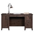Sauder Carson Forge Engineered Wood Computer Desk in Coffee Oak