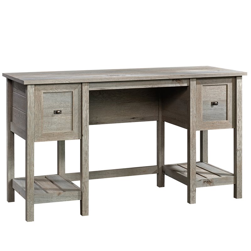 Sauder Cottage Road Engineered Wood Writing Desk in Mystic Oak | Cymax ...