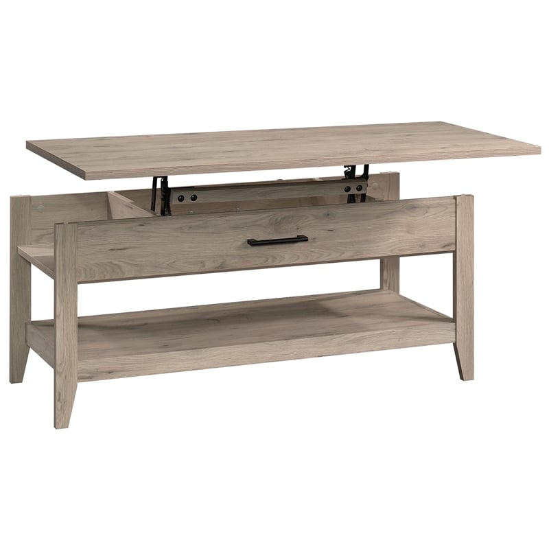 Sauder Summit Station Engineered Wood Lift-Top Coffee Table in Laurel Oak