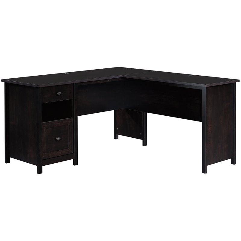 Sauder County Line Engineered Wood L-Shaped Computer Desk in Estate ...