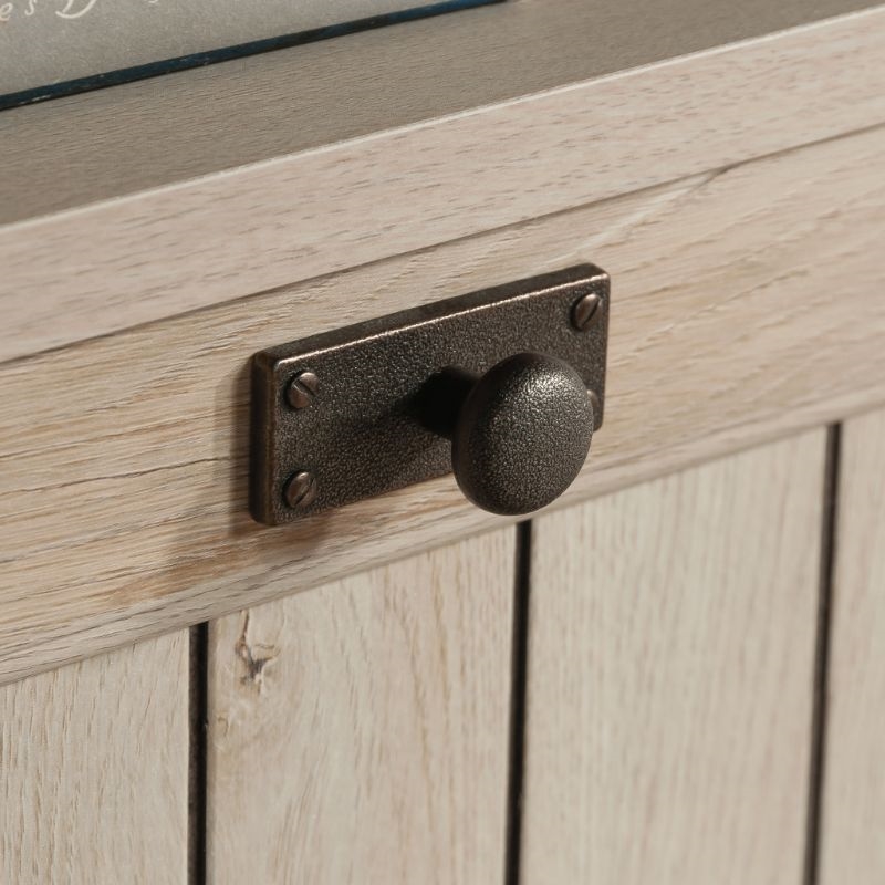 Sauder Costa Engineered Wood Corner Desk in Chalked Chestnut Finish ...