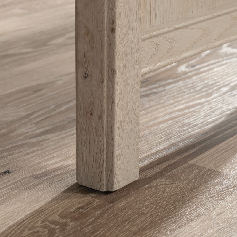 Sauder Costa Engineered Wood Corner Desk in Chalked Chestnut Finish ...