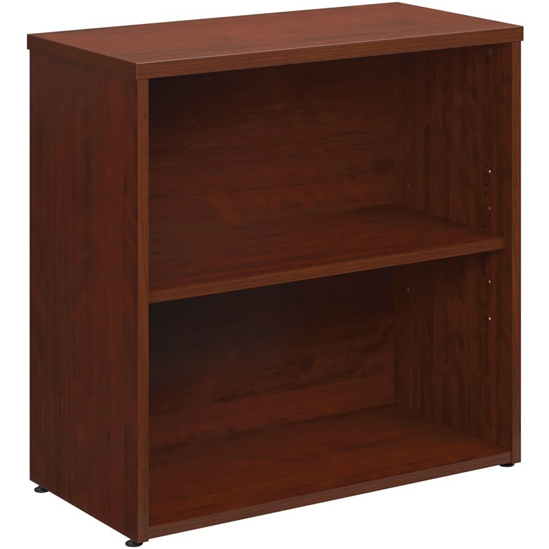 Sauder Affirm Engineered Wood 2-Shelf Bookcase in Classic Cherry ...
