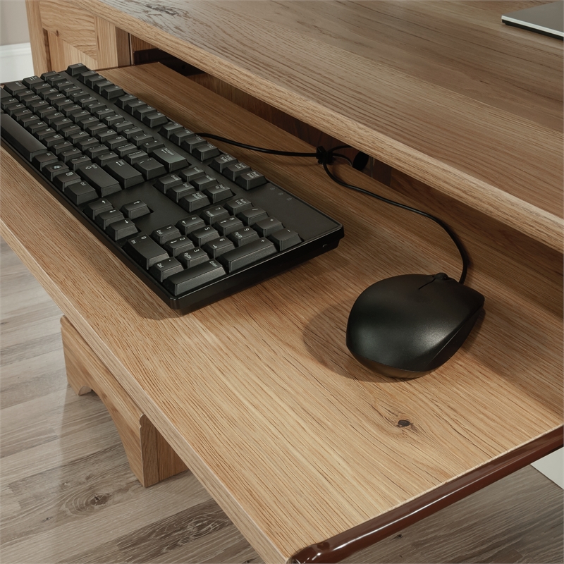 Sauder Select Engineered Wood Computer Desk in Timber Oak Finish
