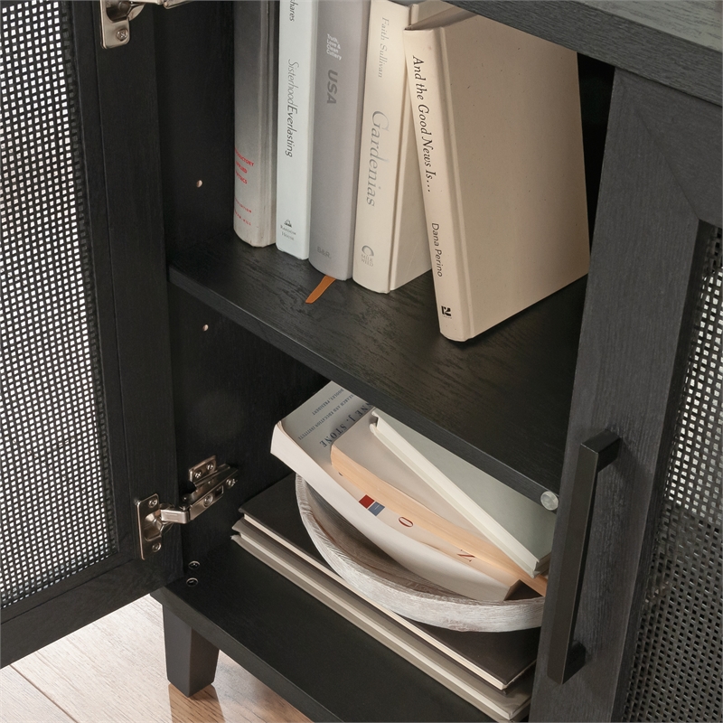 Sauder Tiffin Line Engineered Wood Library Base in Raven Oak | Bush ...