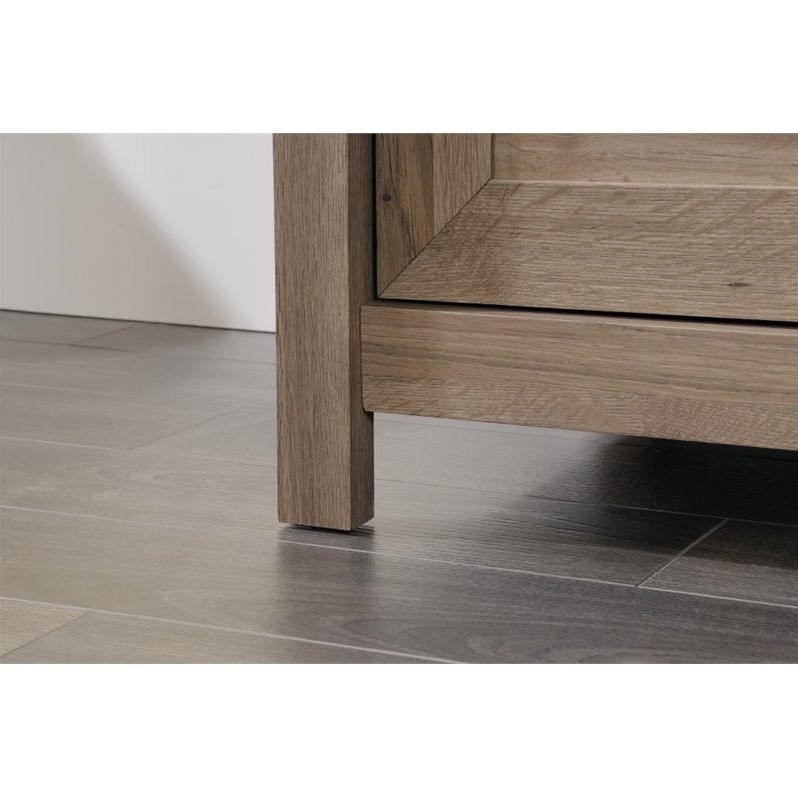 Sauder County Line Engineered Wood 6 Drawer Dresser in Salt Oak Finish ...