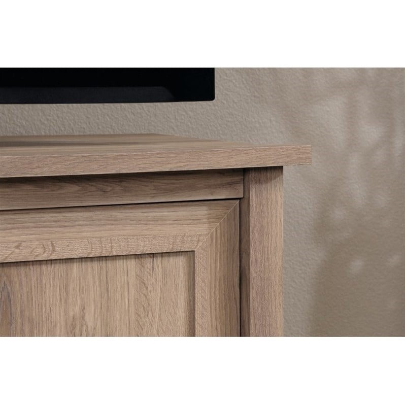 Sauder salt oak tv stand store