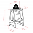 Winsome Double Step Stool in Antique Walnut Finish | Cymax Business