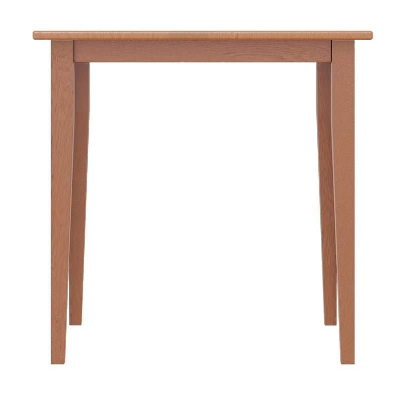 Winsome Groveland Square Transitional Solid Wood Dining Table in Light Oak BushFurnitureCollection