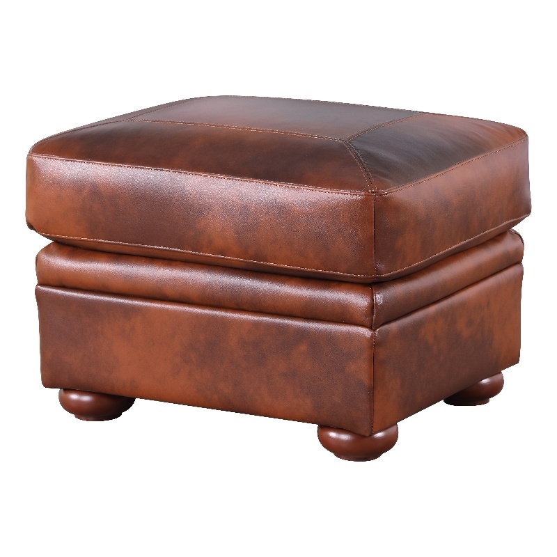 Leather Ottomans