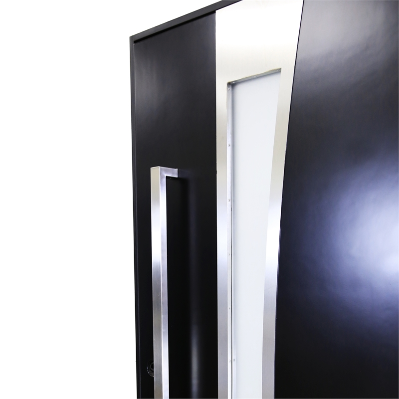 KaMic 36x80" Polyurethane Swing Door with Left-Hand Single Inward in ...