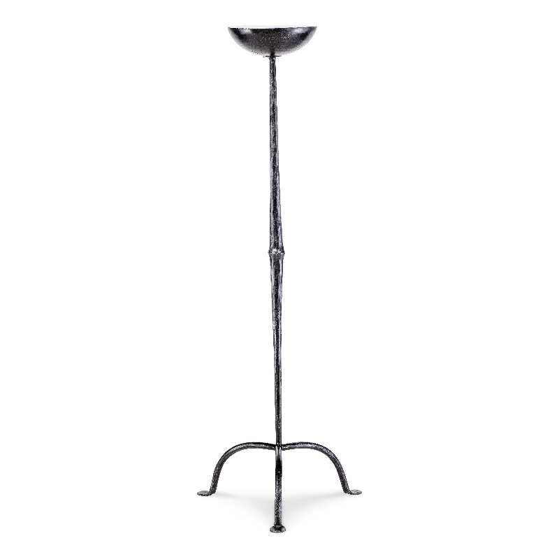 Medium Hand Hammered Brown Iron Lorenzon Candle Stand by Bobo ...
