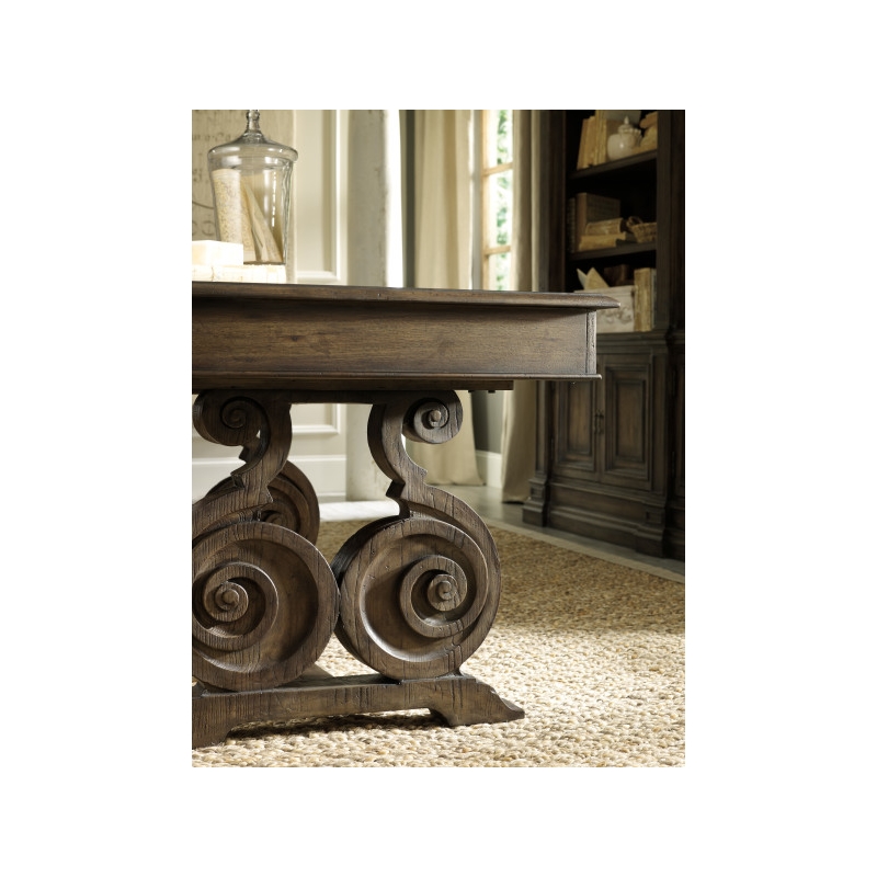 Home Office Rhapsody Wood Writing Desk in Brown by Hooker Furniture