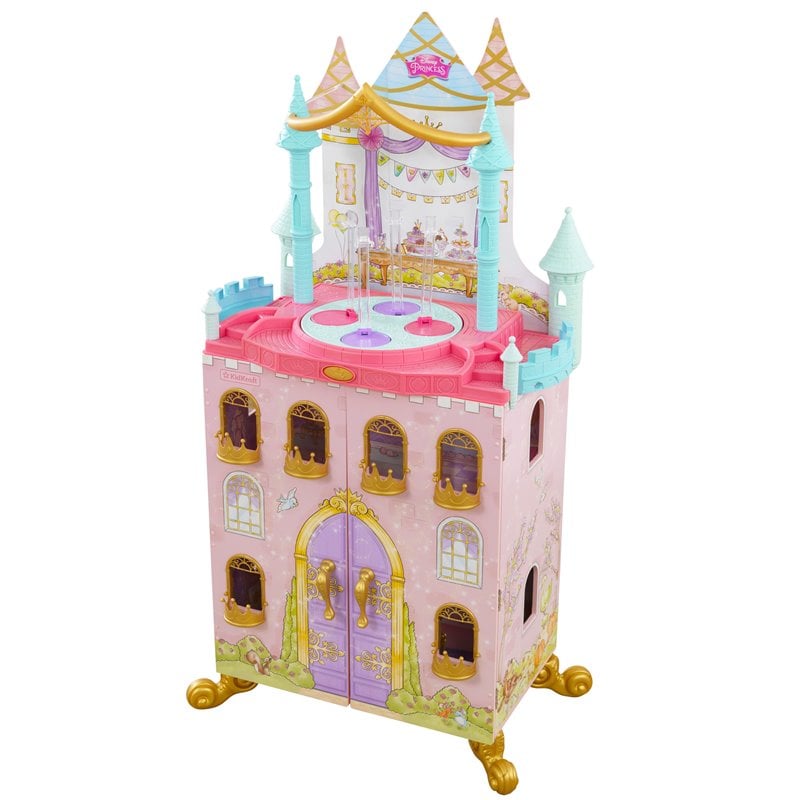 Kidkraft KidKraft Disney Princess 20 Piece Dance & Dream Dollhouse ...