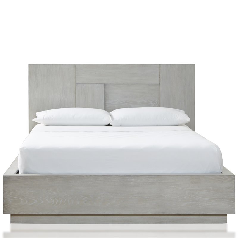 Modus Destination California King Panel Bed in Cotton Gray | Cymax Business