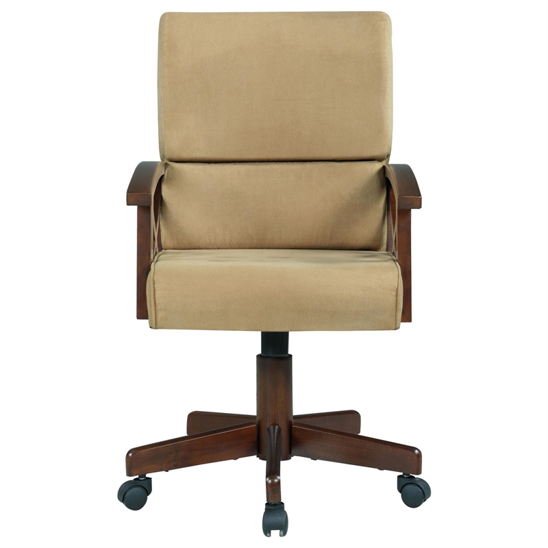 Coaster Marietta 5-piece Wood Game Table Set Tobacco and Tan | Homesquare