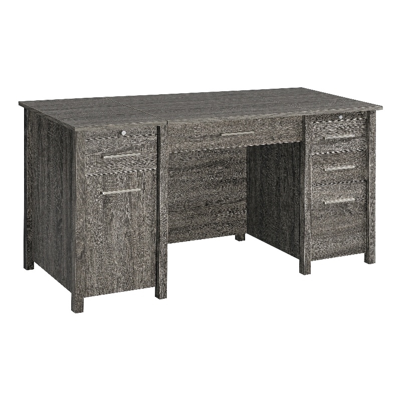Coaster Dylan Contemporary Wood Lift Top Home Office Desk in Gray ...