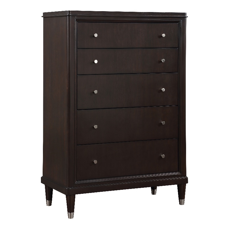 Coaster Emberlyn 5-drawer Wood Rectangular Bedroom Chest in Brown ...