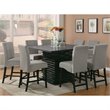 Coaster Stanton 25" Counter Stool in Gray and Black | Cymax Business