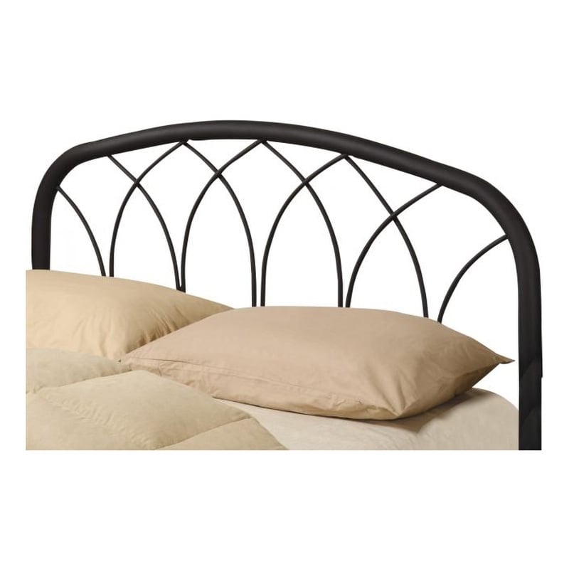 Coaster Anderson Full Queen Metal Arched Headboard in Black