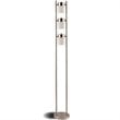 Coaster Contemporary Metal 3 Swivel Light Floor Lamp in Silver | Cymax ...