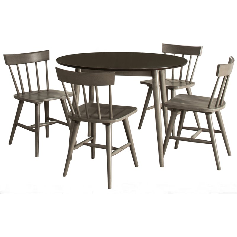 Hillsdale Furniture Jennings Wood 36 inch Round Table Top in Distressed ...