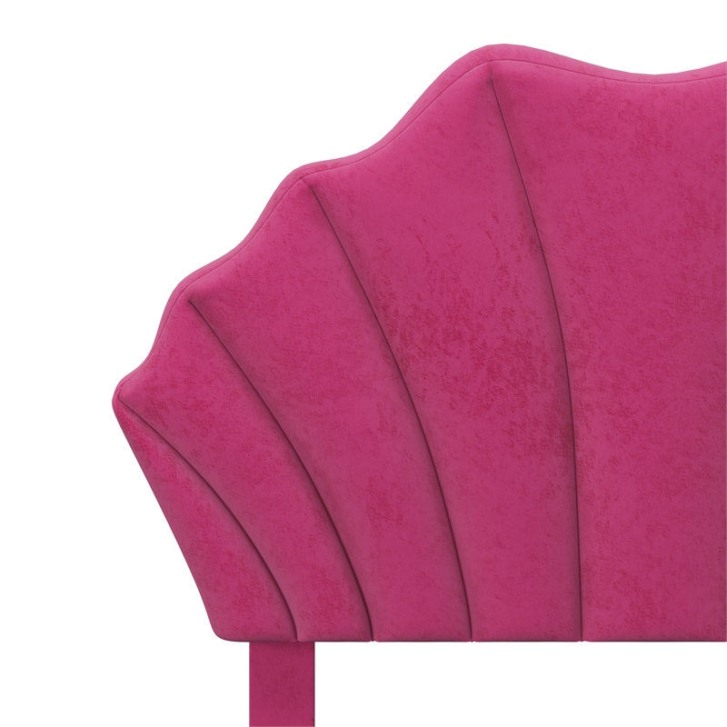 Hillsdale Furniture Elina Upholstered Twin Fabric Headboard Only in Pink