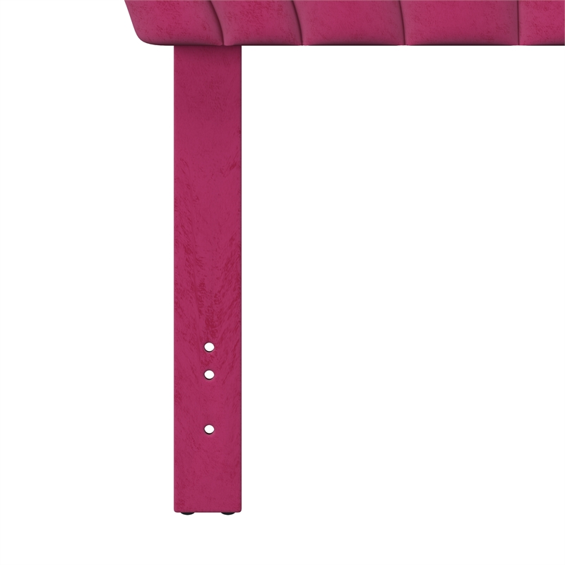 Hillsdale Furniture Elina Upholstered Twin Fabric Headboard Only in Pink