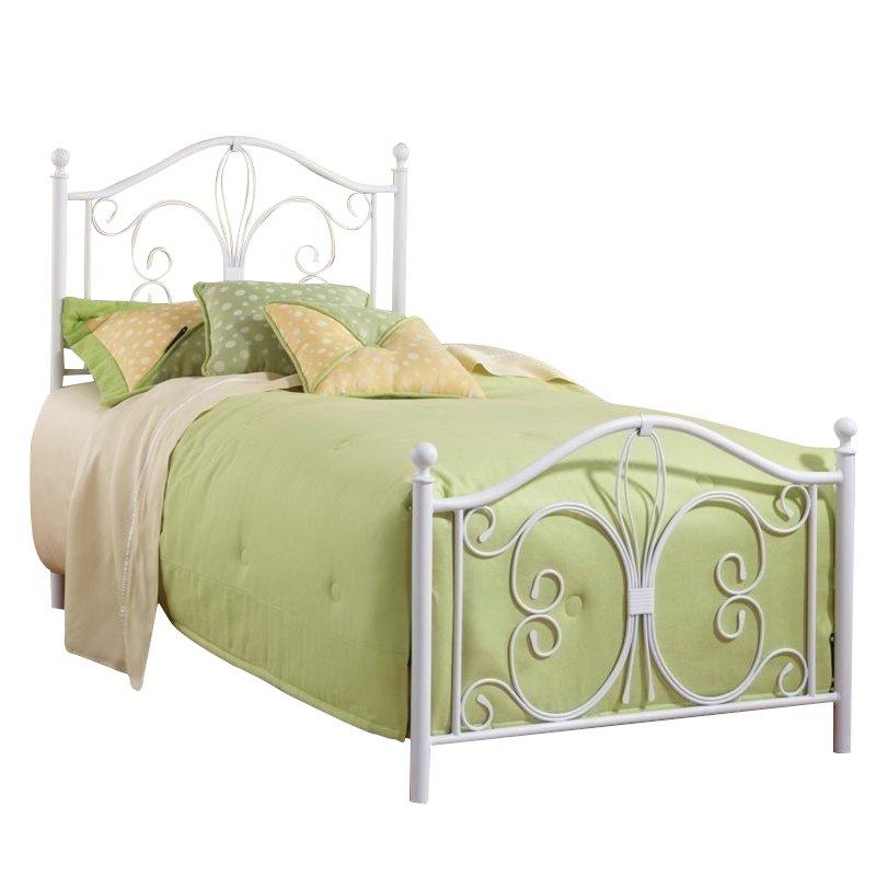 Hillsdale Ruby Bed in Textured White - 1687BXR