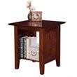 Atlantic Furniture Nantucket End Table in Walnut - AH14304
