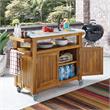 Homestyles Maho Brown Wood Outdoor Cart