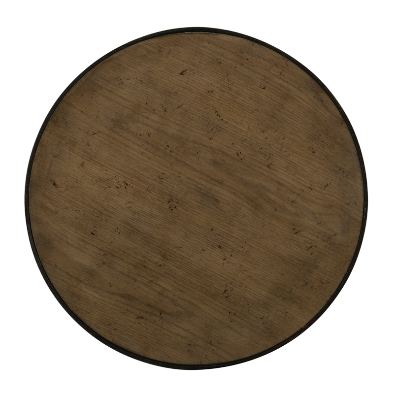 Homestyles Nicole Brown Wood Short Bunching Table ...