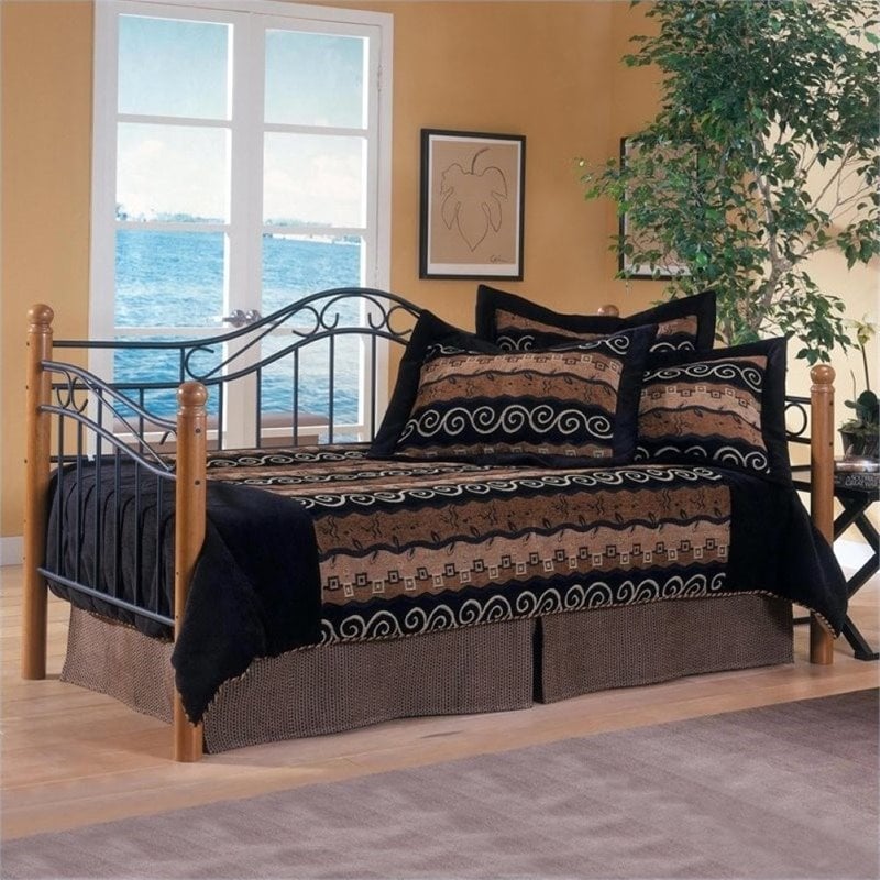 Wood and metal daybed store